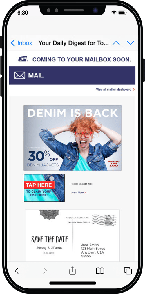 SeaChange | Postage savings with Informed Delivery